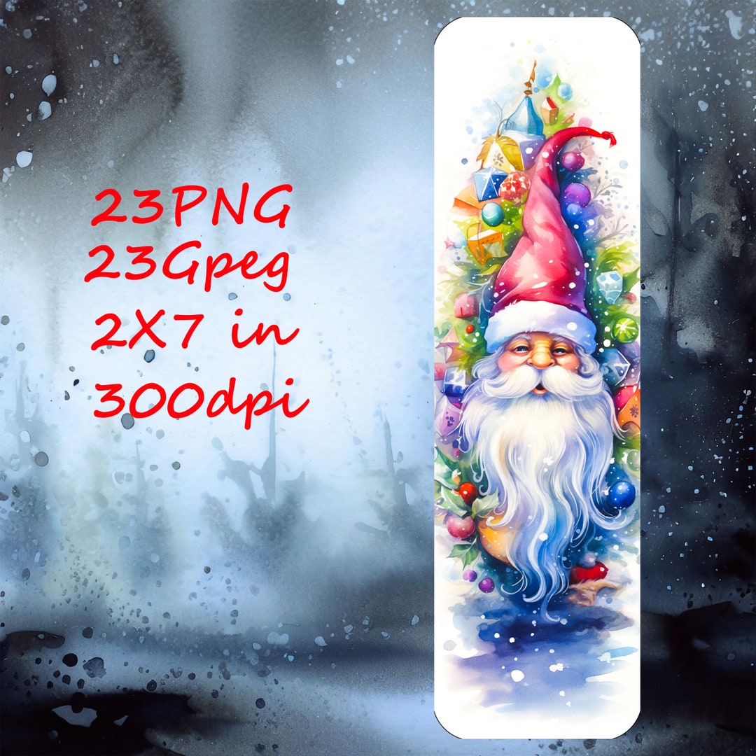 Christmas Bookmark Set, Printable Christmas Bookmarks, Digital Download ...