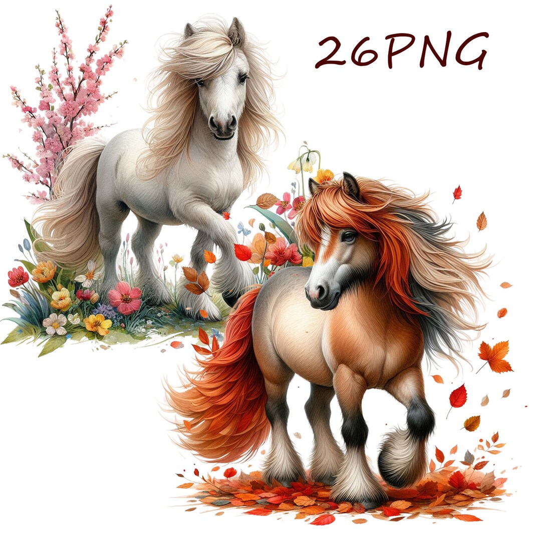 Funny Pony Images, Cute Pony, Illustrations for Printing on Any Surface ...