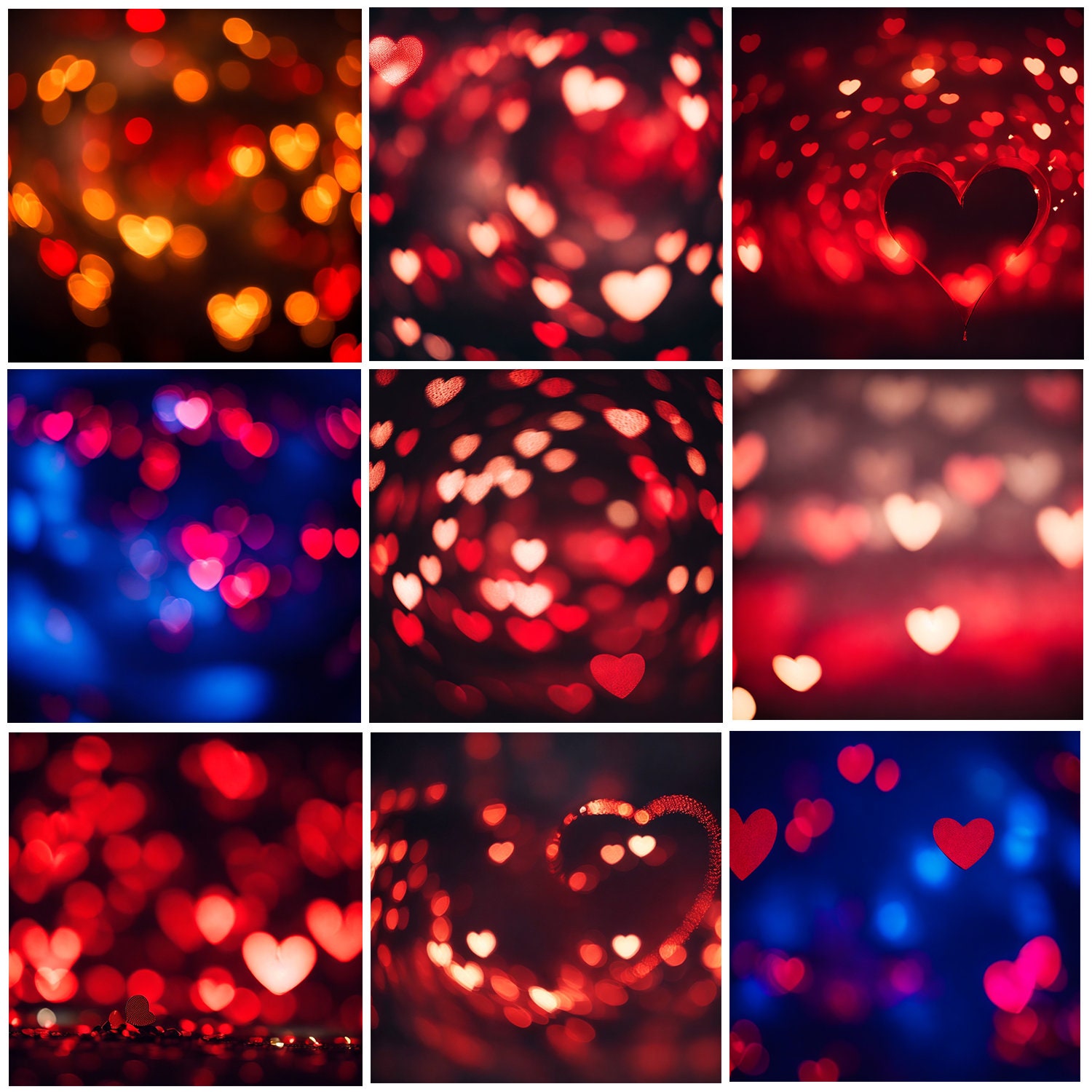 42 Backgrounds in Jpeg Format, Valentine's Day, for Creative Design ...