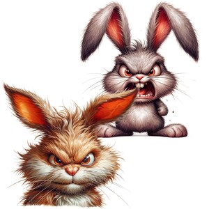 Images of an Angry Rabbit, Funny Rabbit, Images for Your Creativity for ...