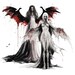 Vampire Clipart, Gothic Clipart, Vampire Bride, Vampire Png, Watercolor ...