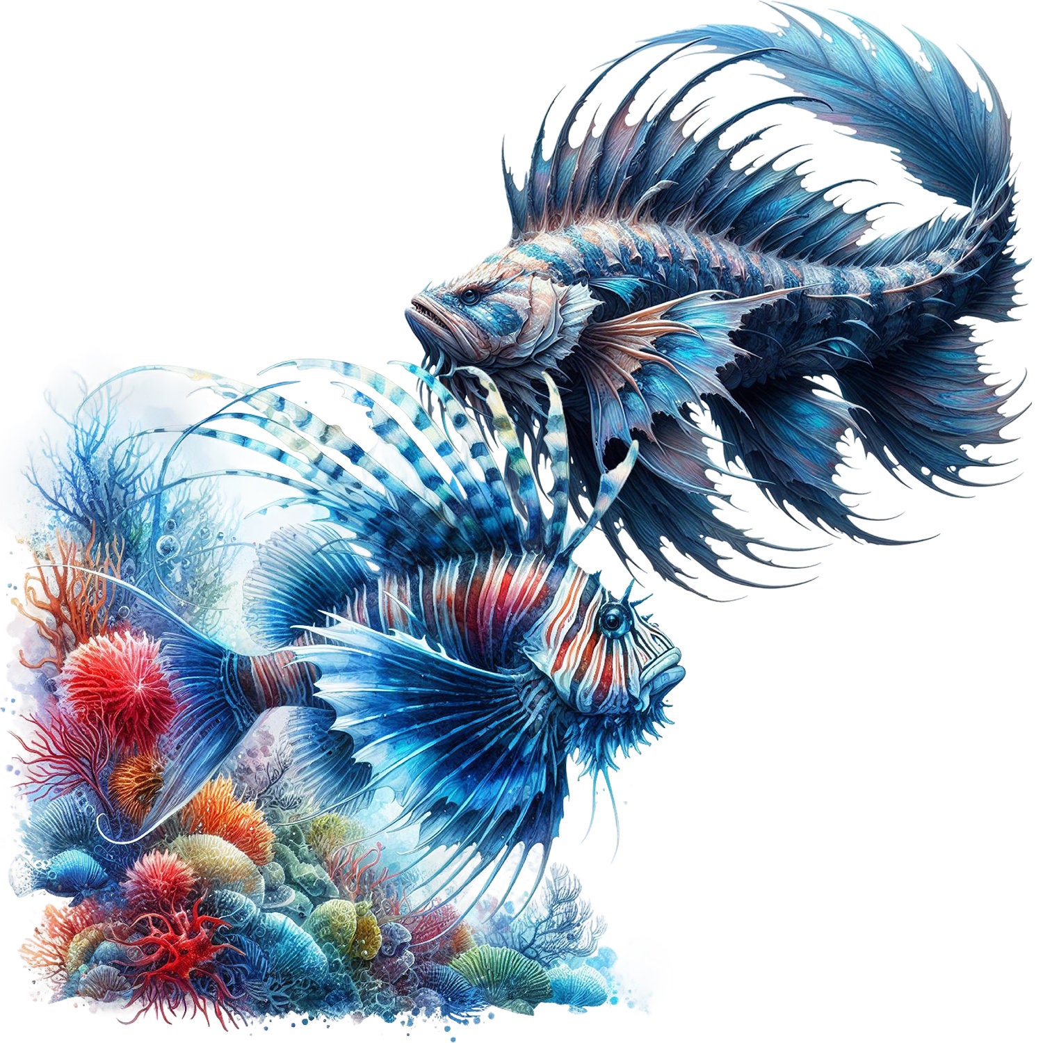 Drawings of Beautiful Fish, Unusual Images, Illustrations for Your ...