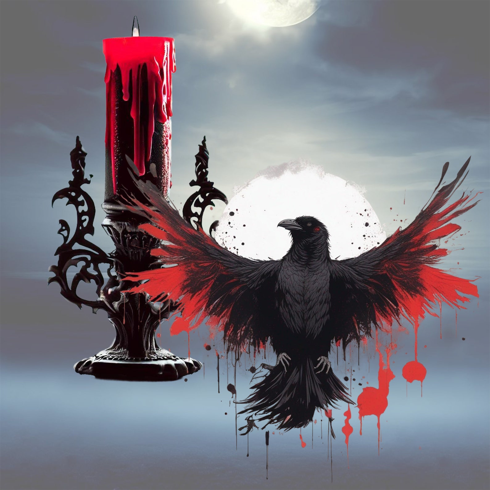 Vampire Clipart, Gothic Clipart, Vampire Bride, Vampire Png, Watercolor ...