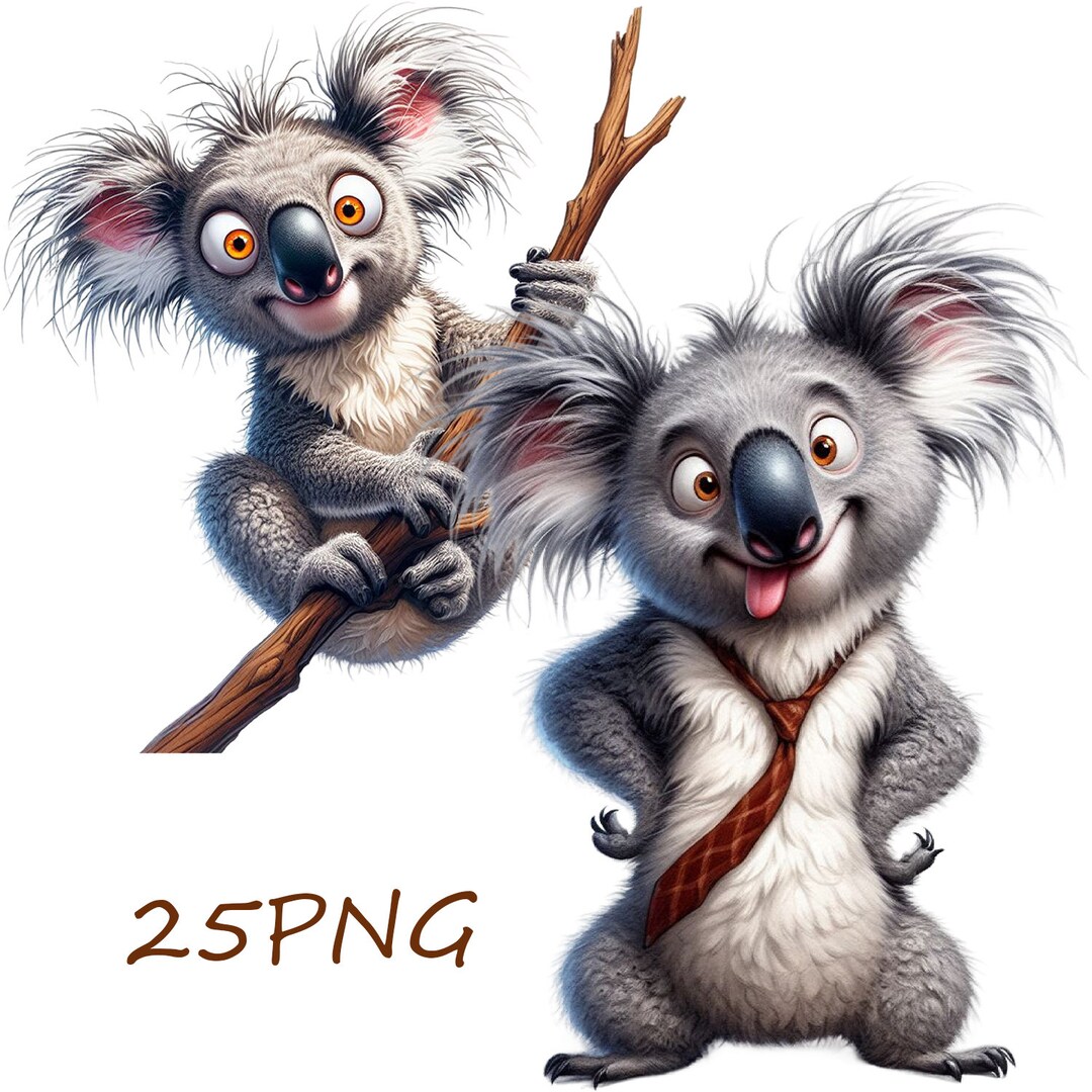 Funny Koala, Watercolor Drawing, Drawings for Creativity, Files for ...