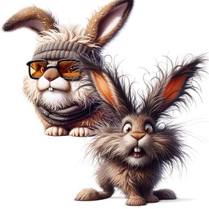 Images of a Funny Rabbit, Images for Your Creativity, for Printing on ...