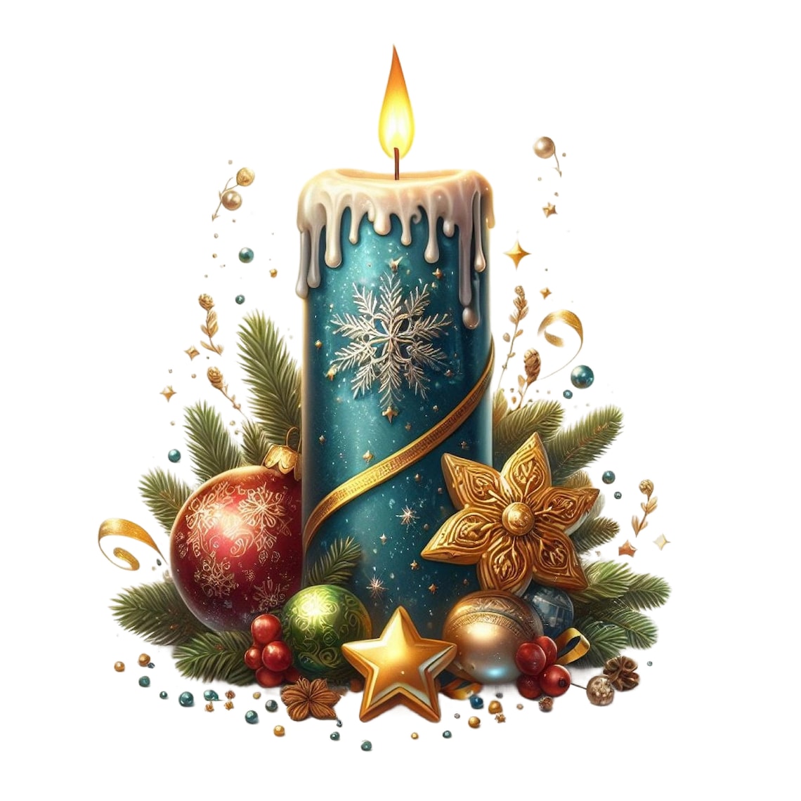 Merry Christmas, Clipart, Digital Download, Digital Paper Craft ...