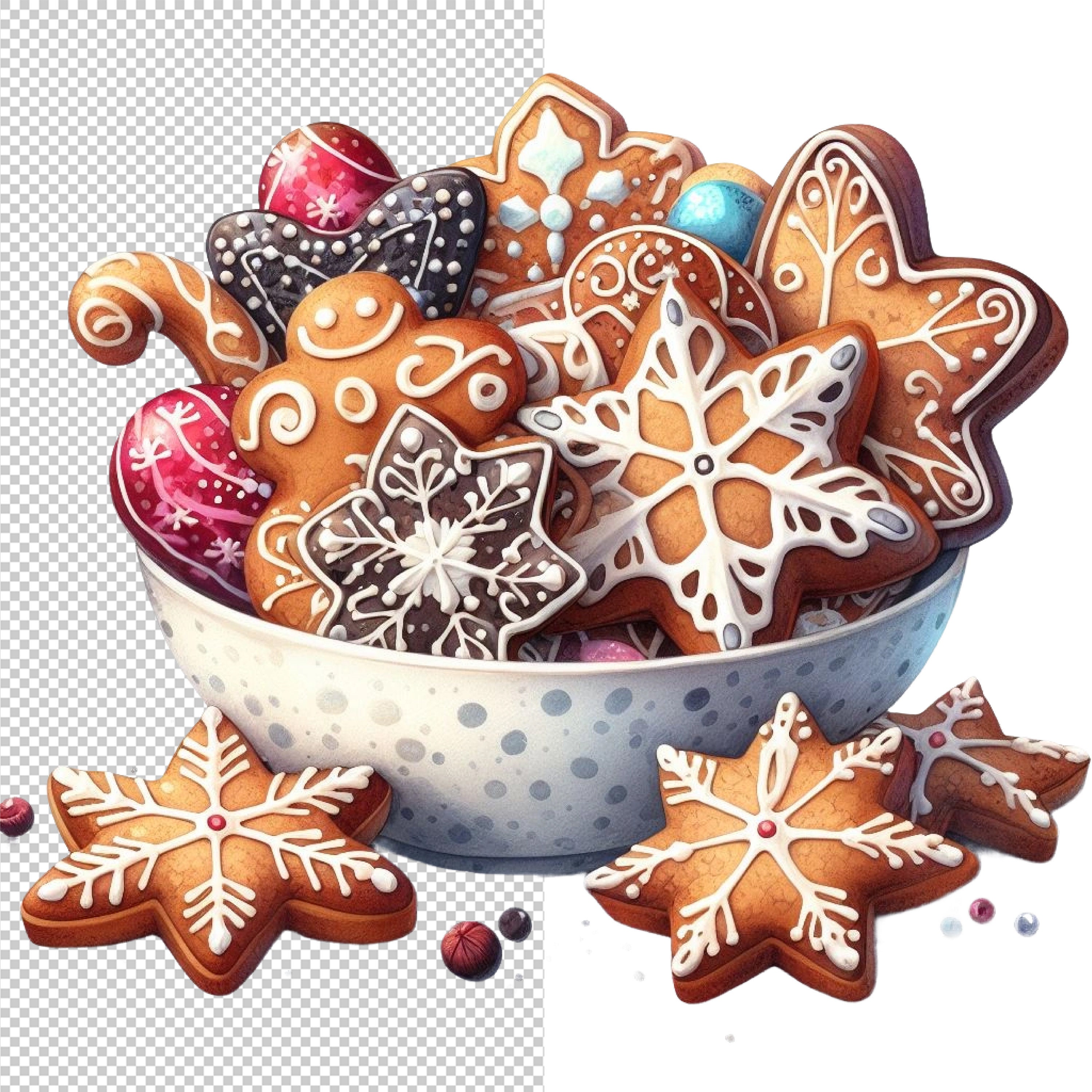 Christmas Cookies Clipart Digital Download Commercial Use - Etsy