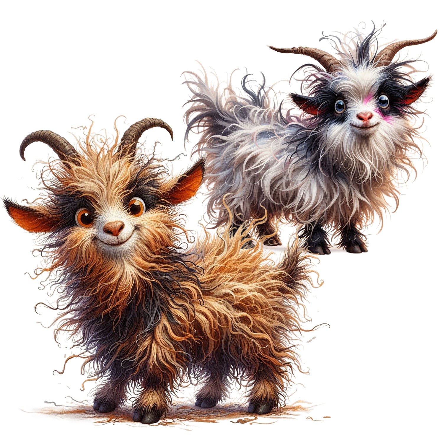 Images of Funny Goat, Cartoon Goat, Illustration for Printing on Any ...