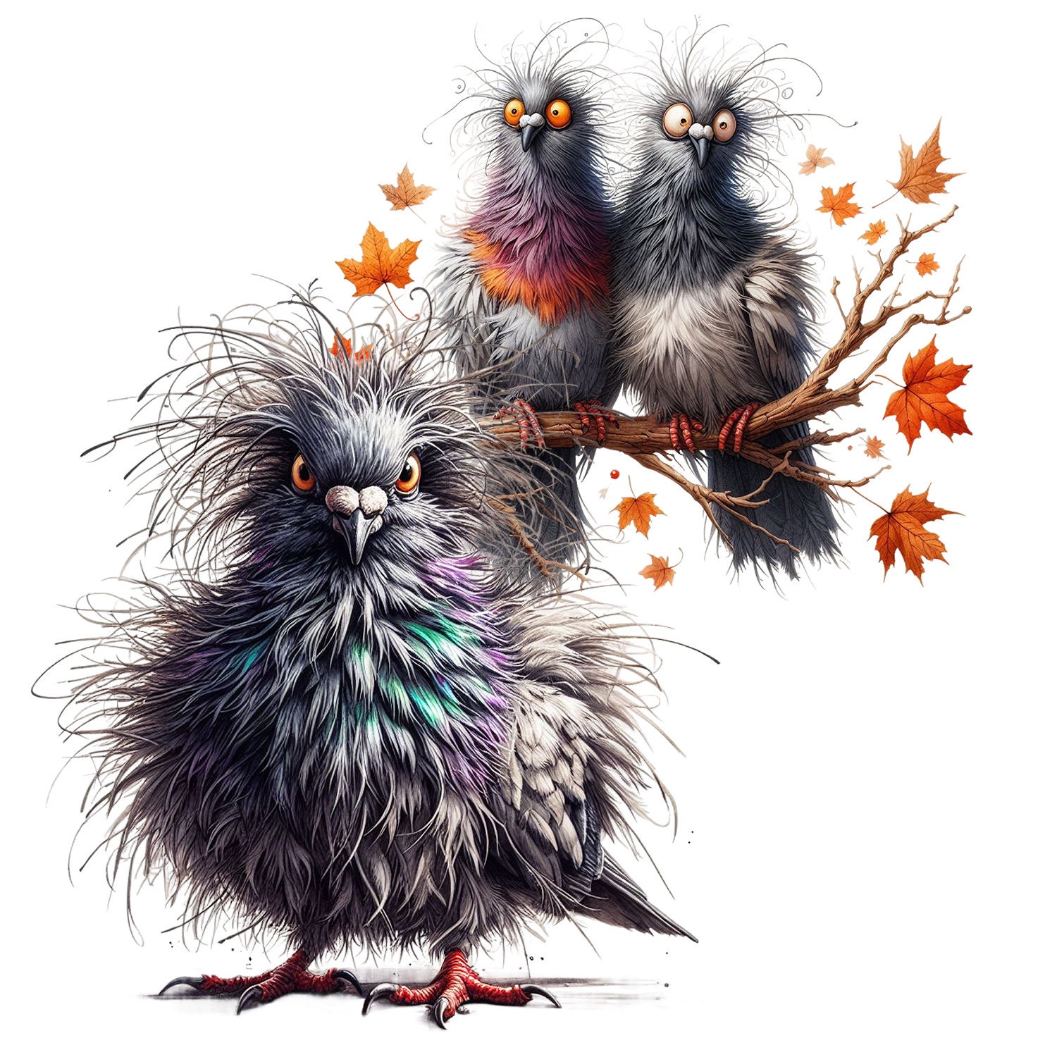 Images of a Funny Dove, Images for Your Creativity, for Printing on Any ...