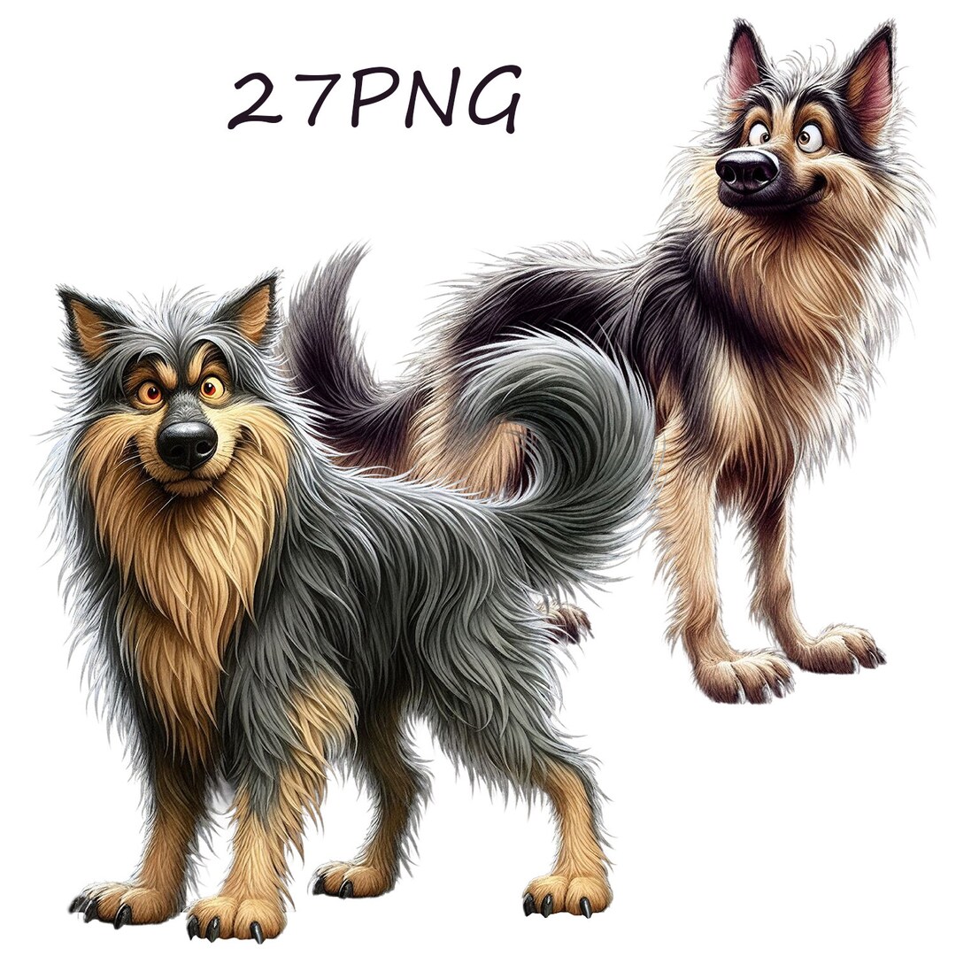 Funny Wolf, Unusual Images for Your Creativity, Can Be Printed on Any ...