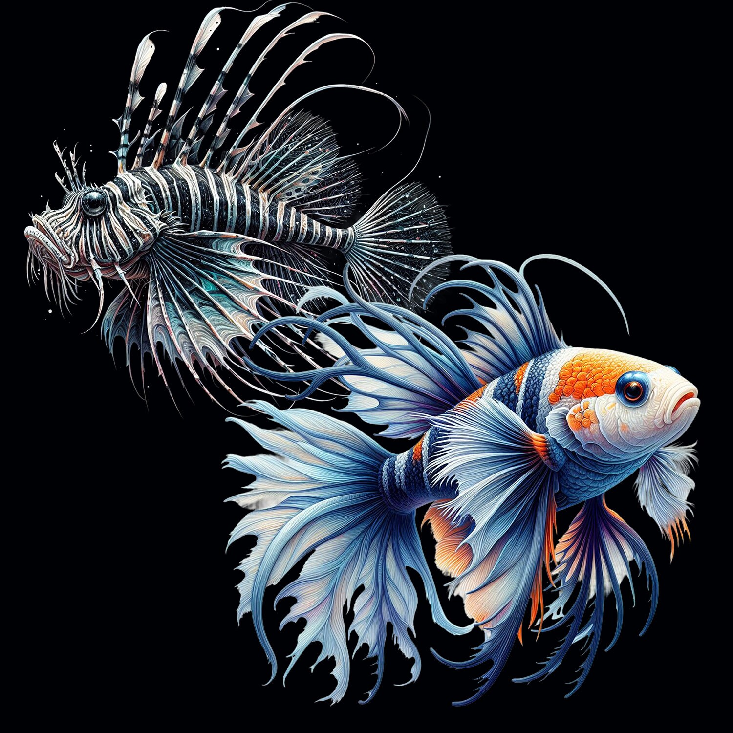 Drawings of Beautiful Fish, Unusual Images, Illustrations for Your ...
