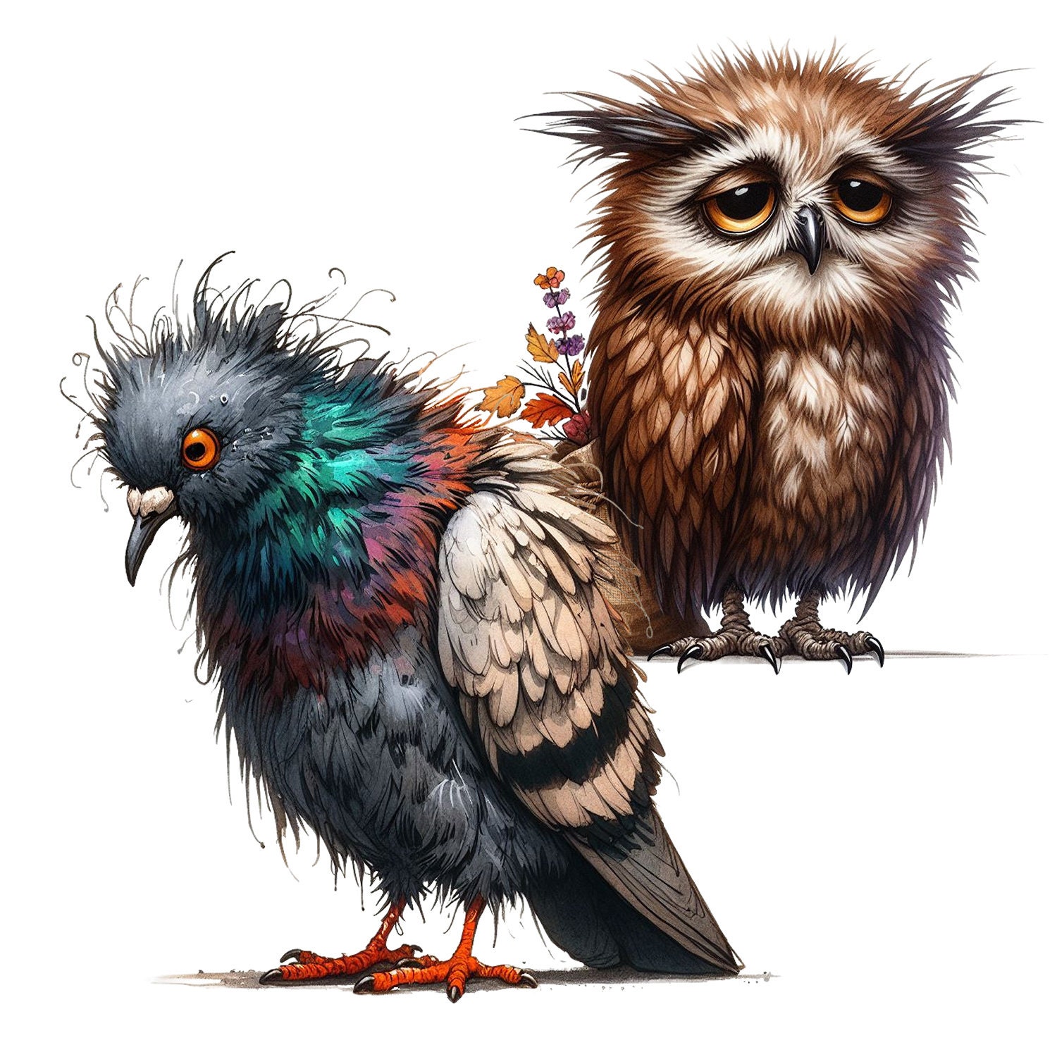 Images of Sad Birds, Images for Your Creativity, for Printing on Any ...