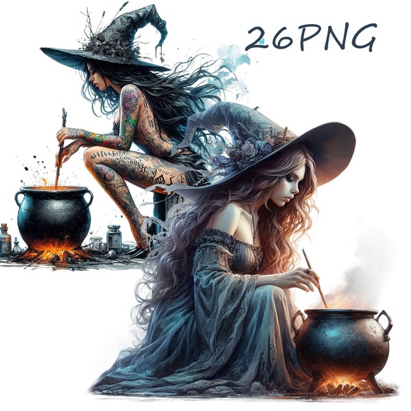 Witch Png - Etsy