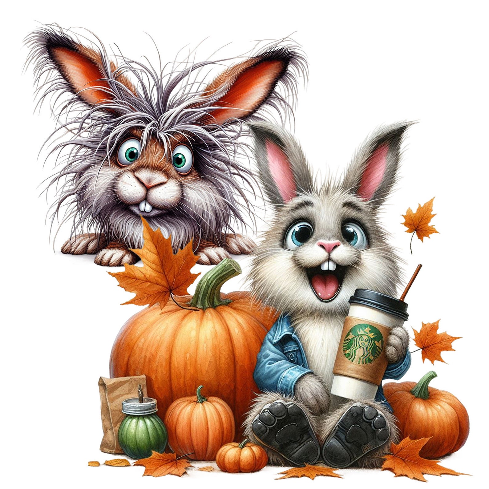 Images of a Funny Rabbit, Images for Your Creativity, for Printing on ...