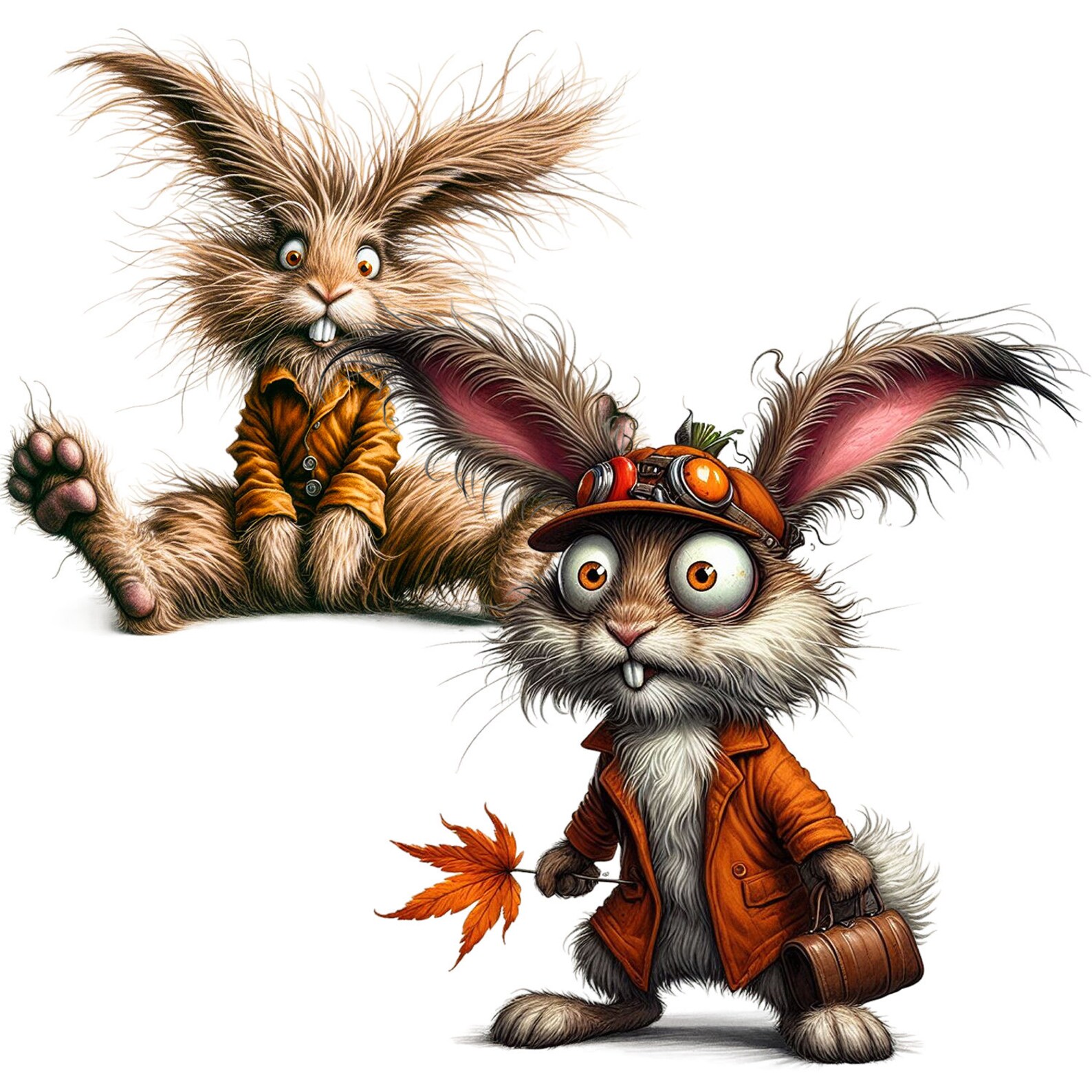 Images of a Funny Rabbit, Images for Your Creativity, for Printing on ...