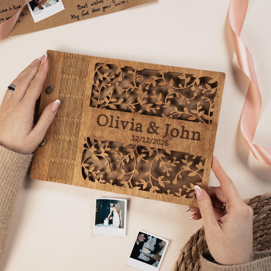 Personalized Wedding Guest Book,wedding Signing Book,wedding Reception ...