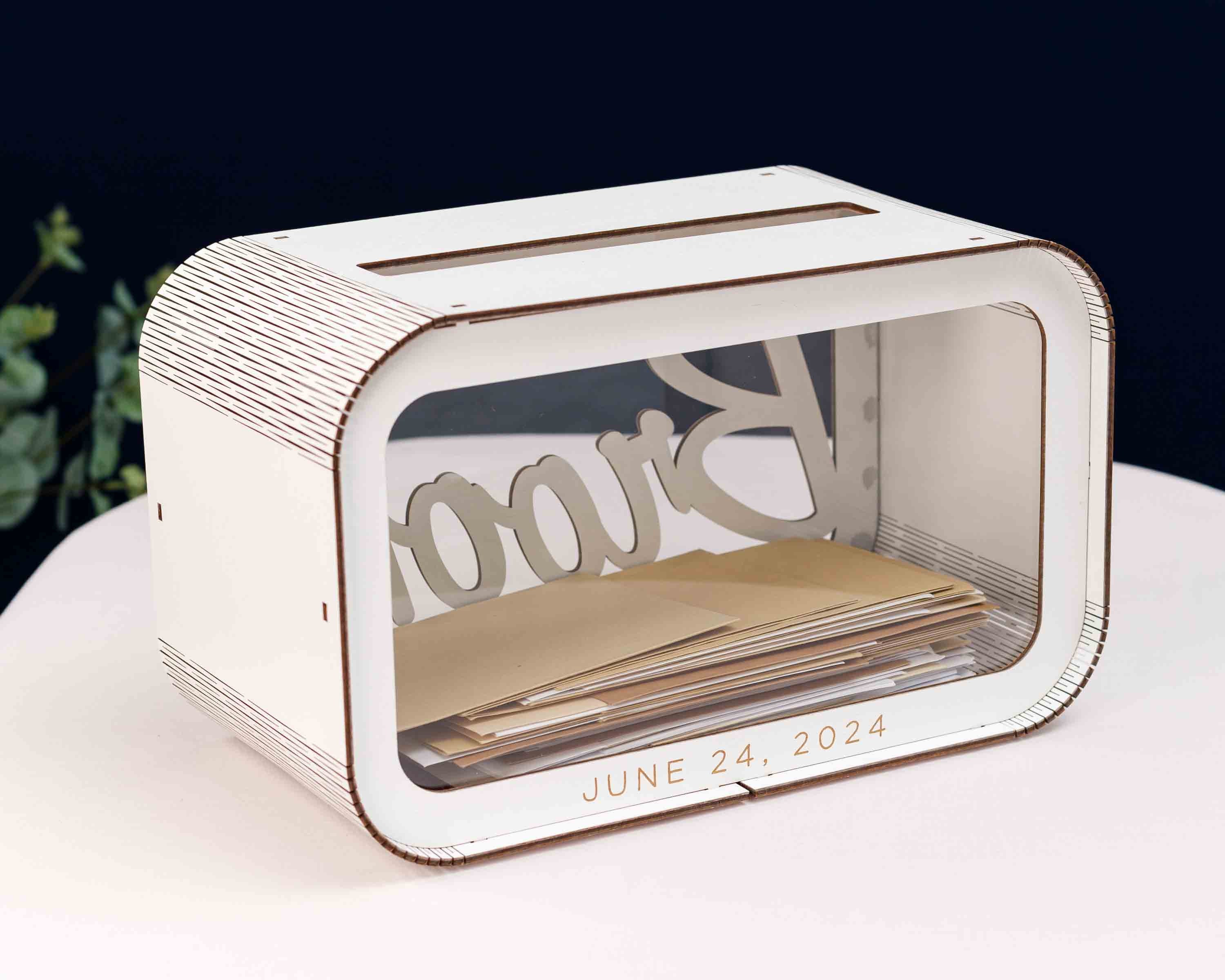 Honeymoon Fund Box Personalized Custom Wedding Post Box - Etsy