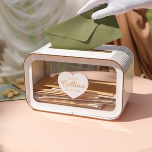 Wooden Wedding Card Box Custom for Ceremony, Decor for Beach ...
