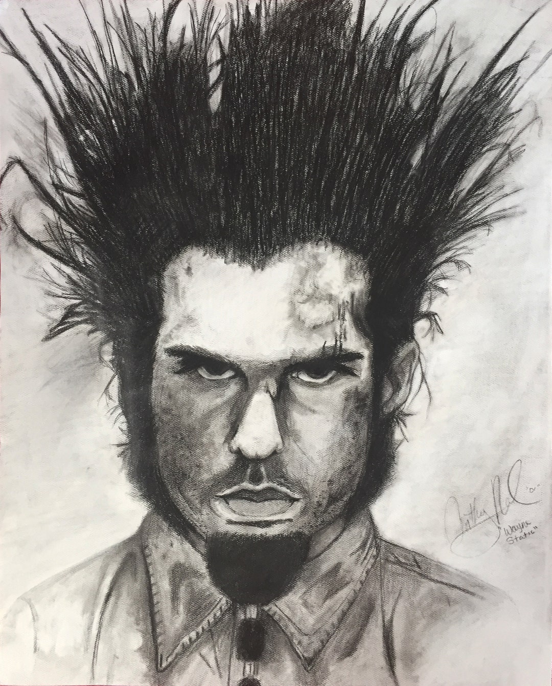 Wayne Static Static-x Portrait Art - Etsy