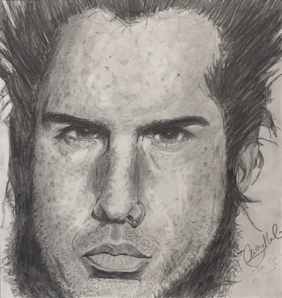 Wayne Static Static-x Portrait Art - Etsy