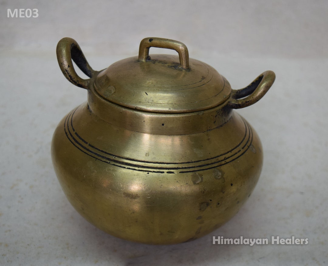 Antique Bronze Cooking Pot With Lid - Nepal - Etsy