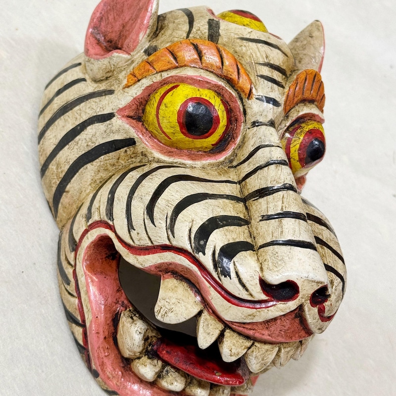 Wooden Animal Mask Mexican - Etsy UK