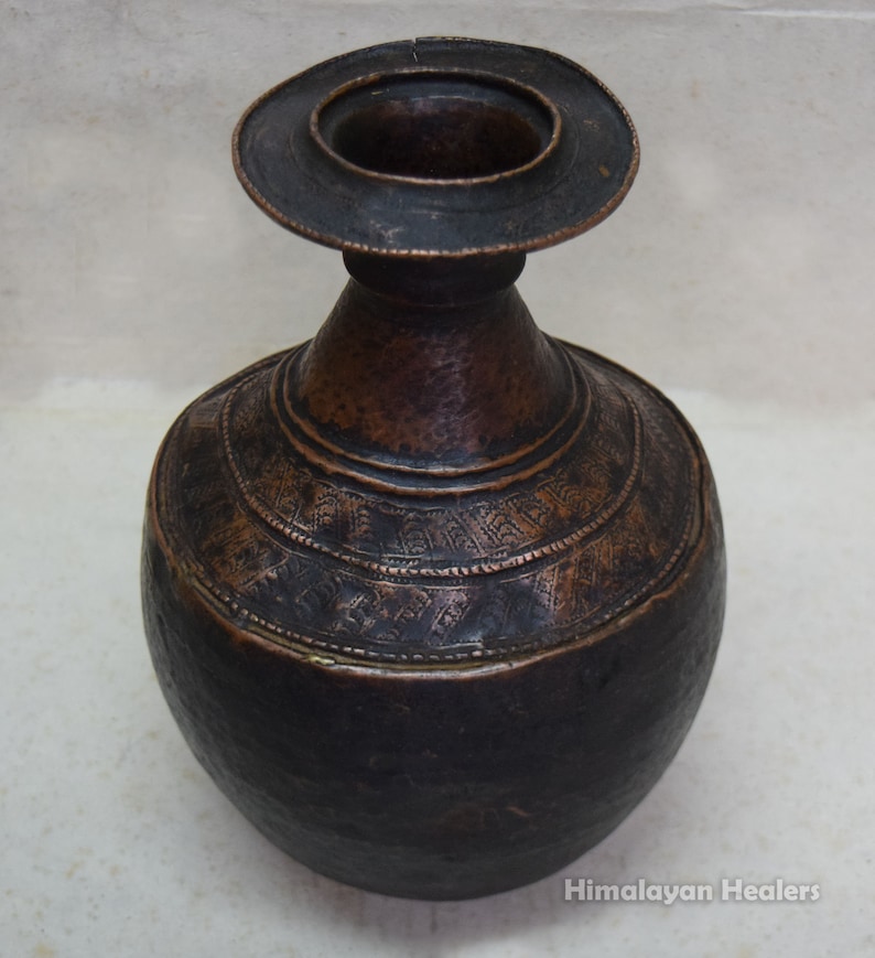 Antique Copper Water Pot / Vase gagri From NEPAL free - Etsy
