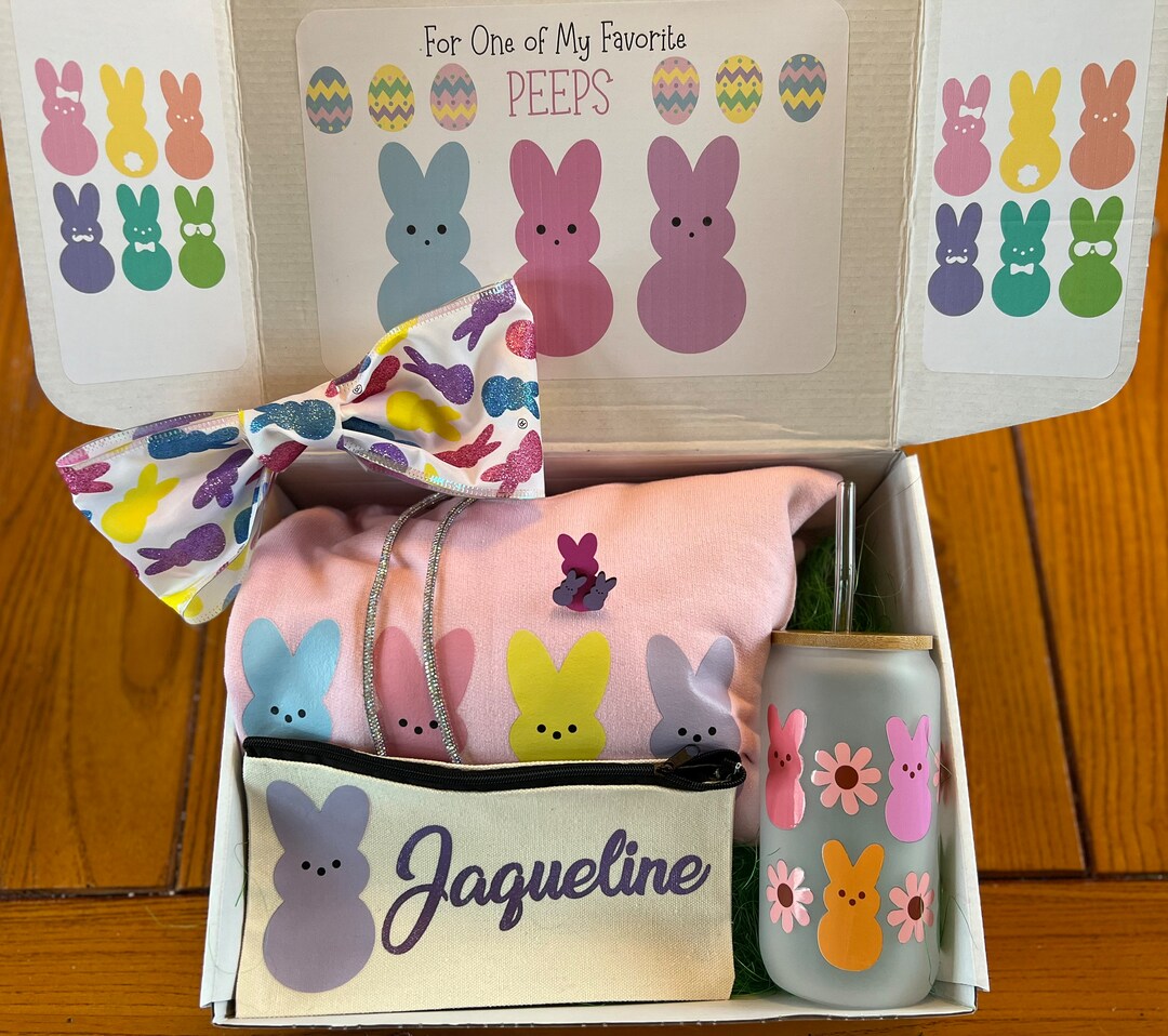 Holiday peep Box-includes Sweatshirt, Libby Glass 16 Oz. Tumbler ...