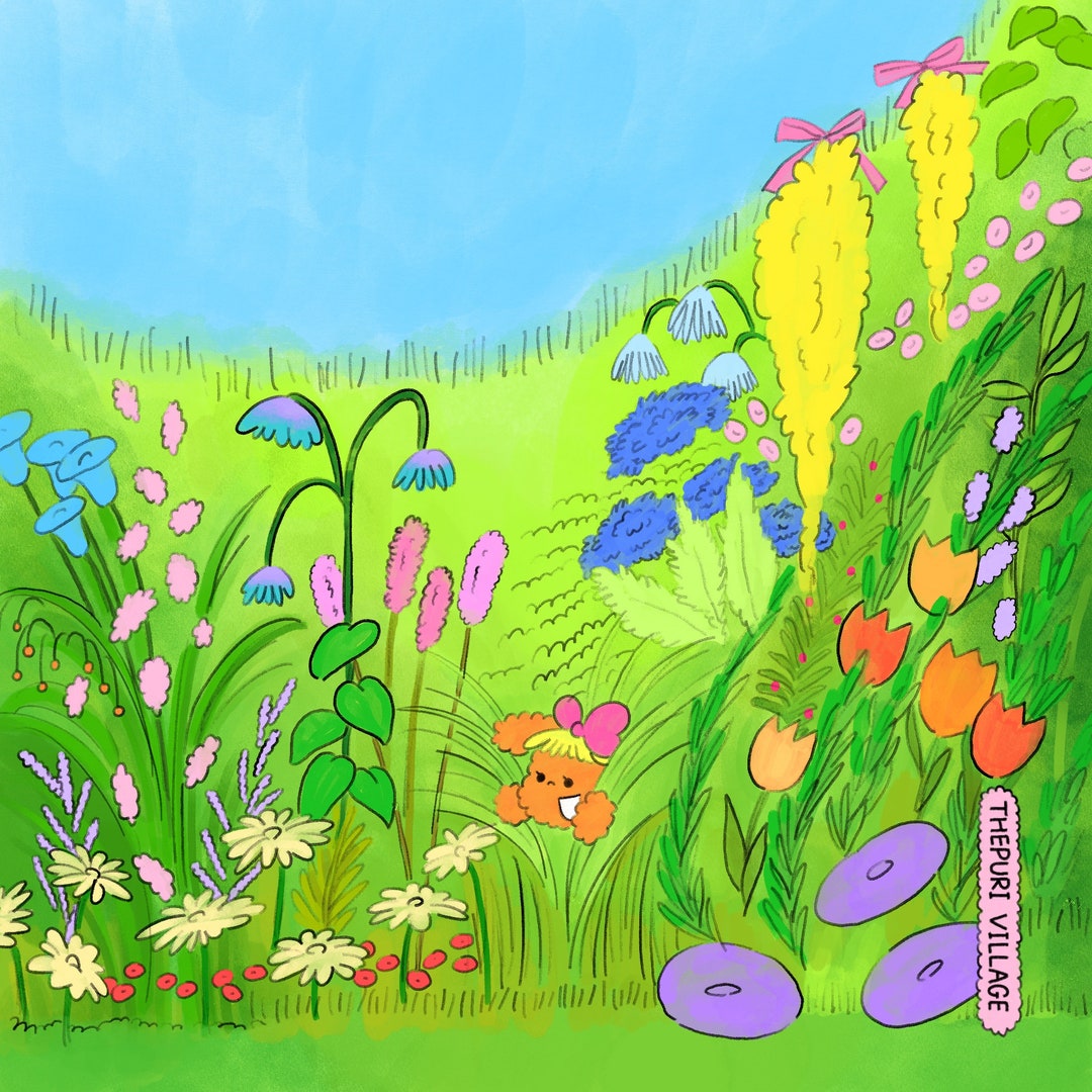 Printable Spring Flower Art - Etsy