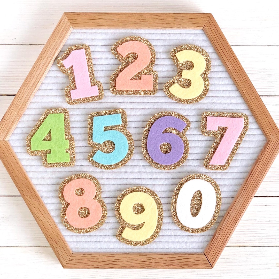 Custom Color, Number Icons for Letter Boards - Etsy