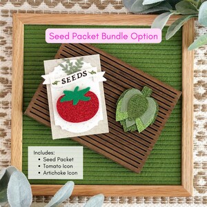 Interchangeable Seed Packet, Tiered Tray and Display Decor, Farmhouse ...