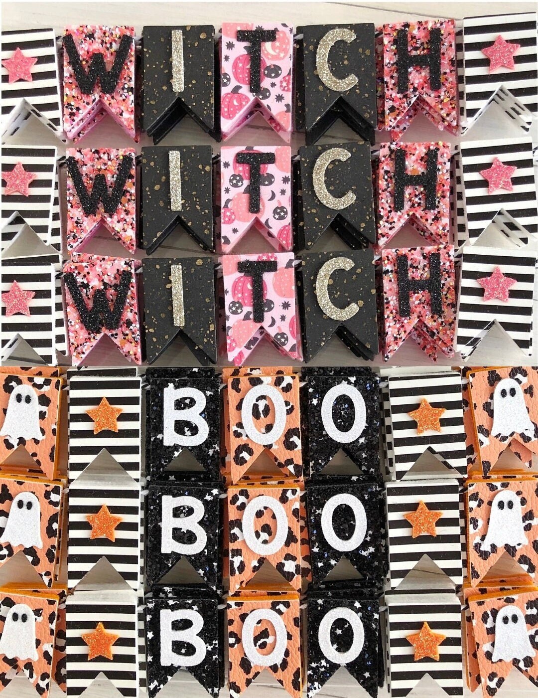 WITCH Mini Banners & Garlands - Etsy