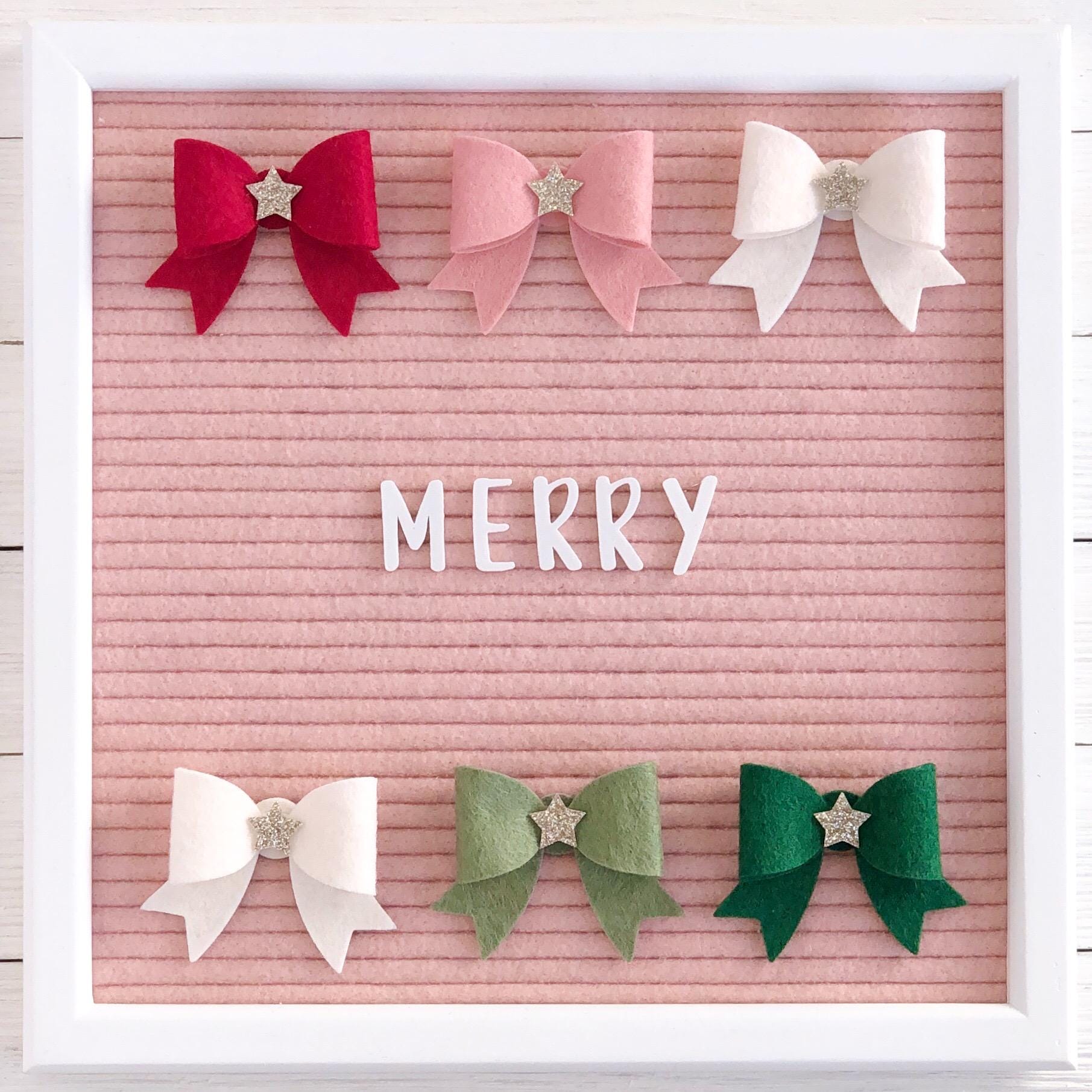 Bow Letter Board Icons | Choose Your Colors! - Etsy