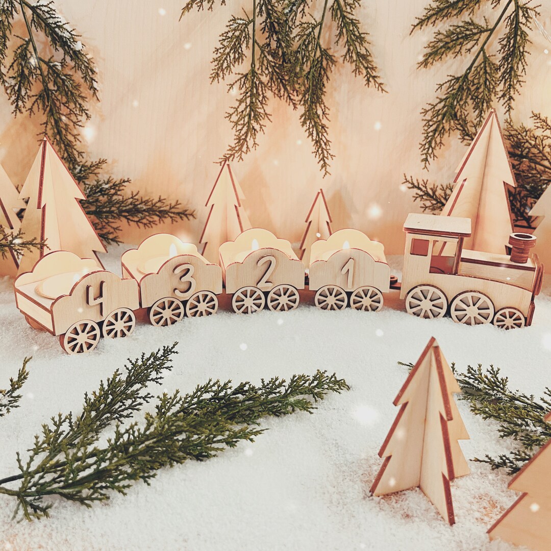Advent Train, Christmas Train, Christmas Decoration Train, Christmas ...