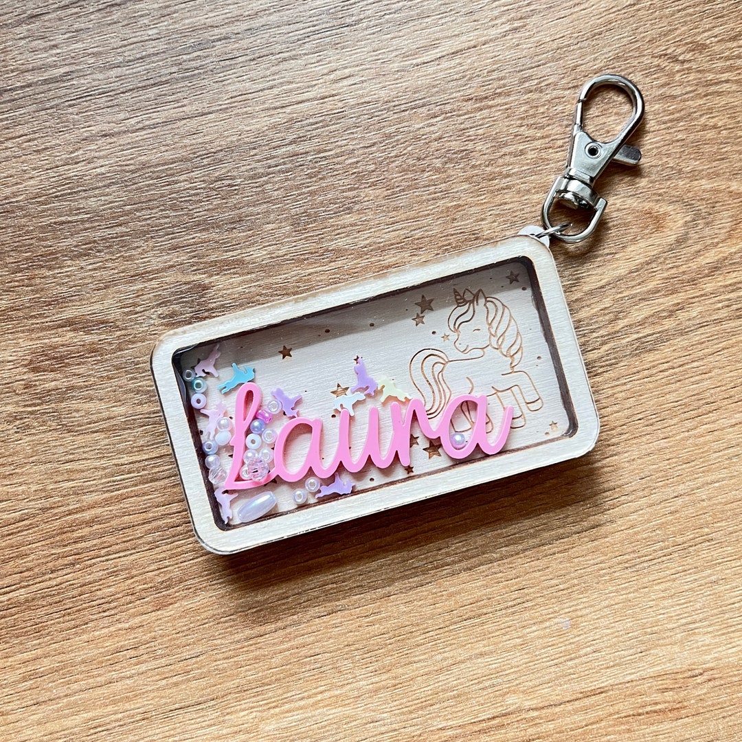 Personalized Keychain Starting School, Unicorn Keychain Starting School ...