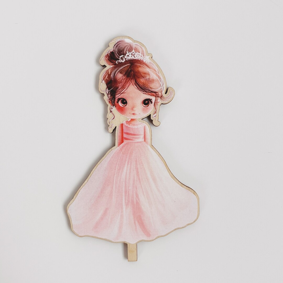 Princess Motif Plug for Personalized Birthday Plate With Vase and ...