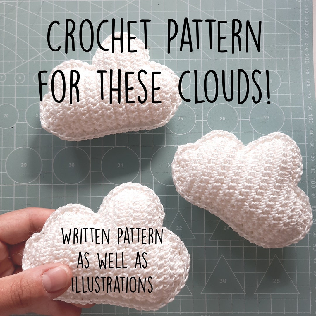 Cloud Crochet Pattern, PDF TUTORIAL Cloud, Do It Yourself Cloud ...