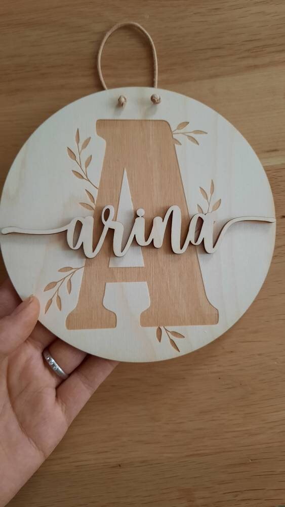 Personalized Wooden Sign With Relief Children's Room - Etsy