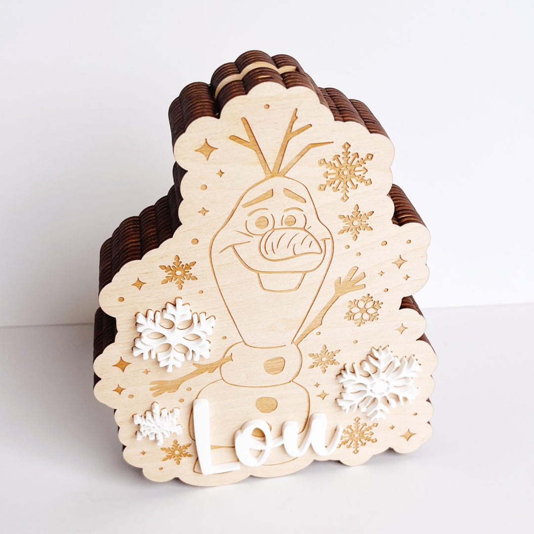 Olaf From Frozen Inspired Money Box for Child Personalized, Money Box ...