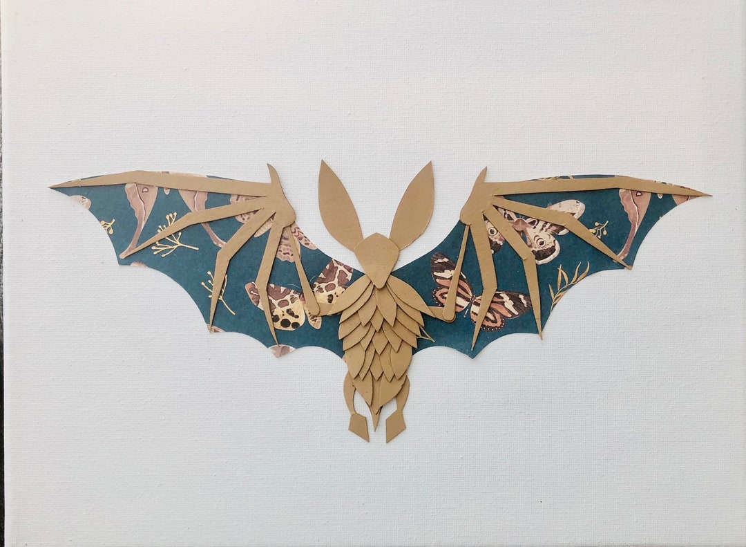 9” X 12” Library Moths Bat - Etsy
