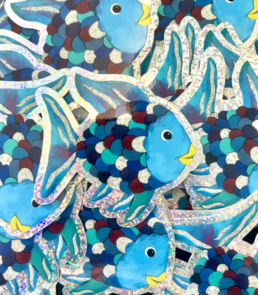 Rainbow Fish Sticker - Etsy
