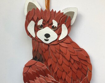 Red Panda ,panda ,ornament, Red Panda Art, Decoration - Etsy