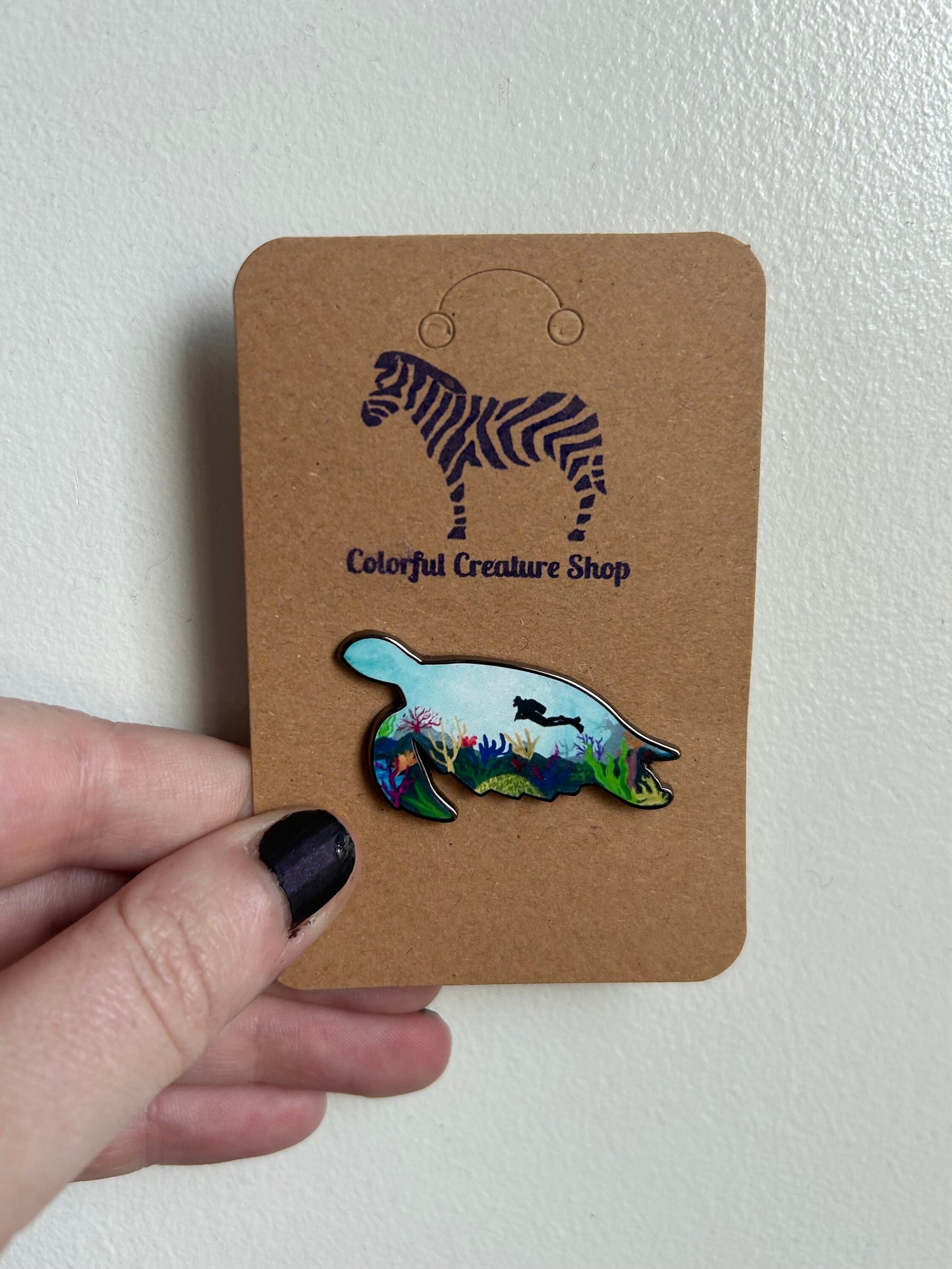 Enamel Animal Pins - Etsy