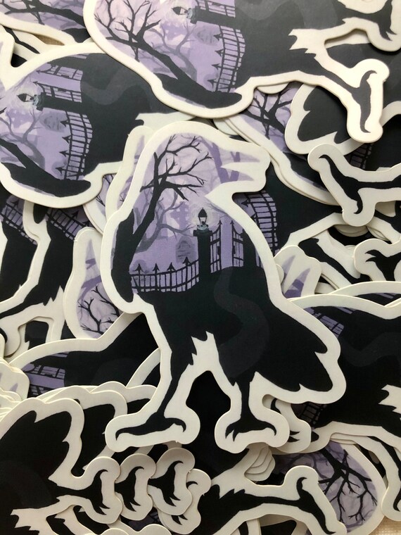 Raven Sticker - Etsy