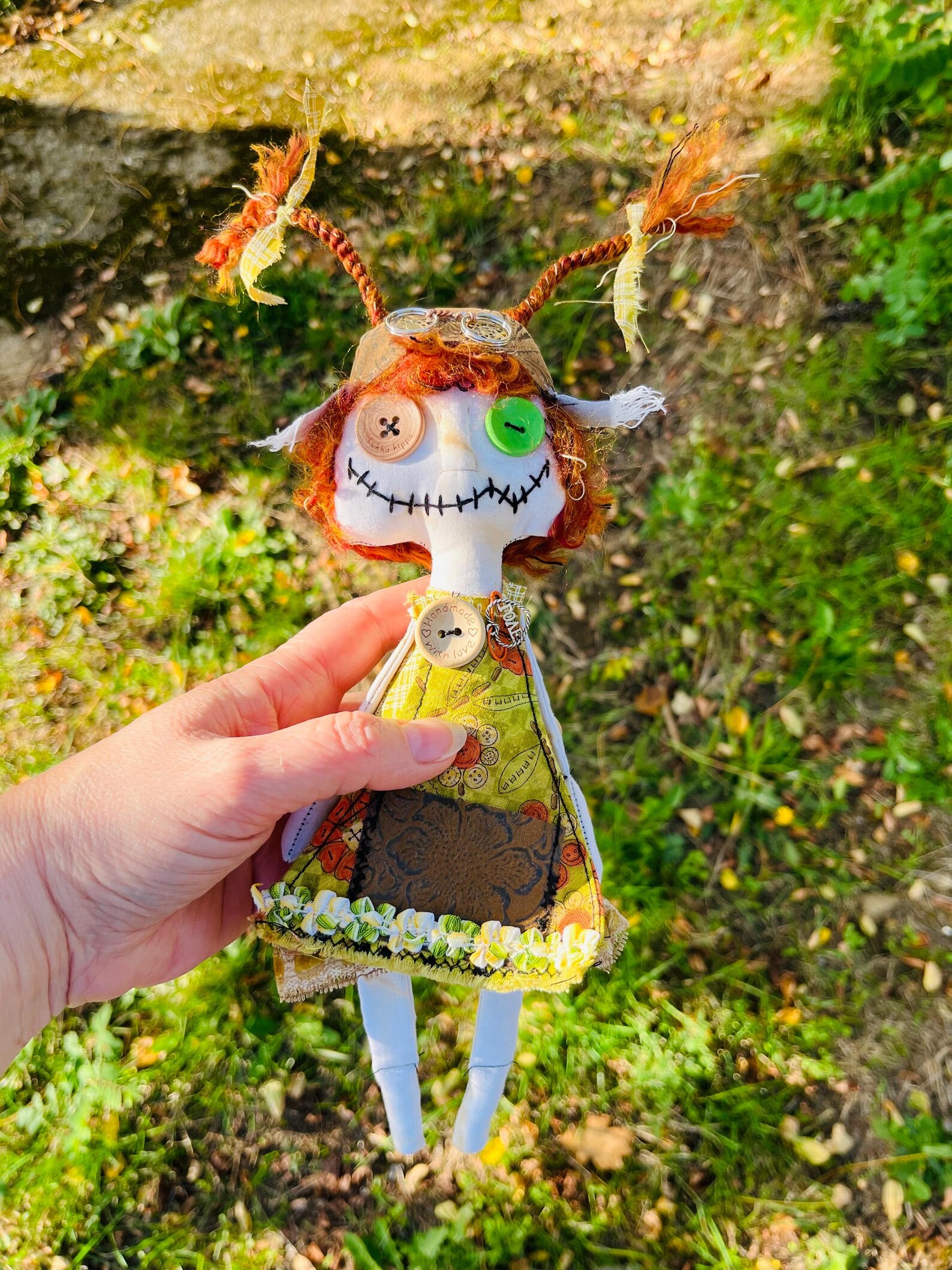 PIP Grungy Dolls,handmade,monster Dolls,hand Sewn Dolls,creepy Dolls ...
