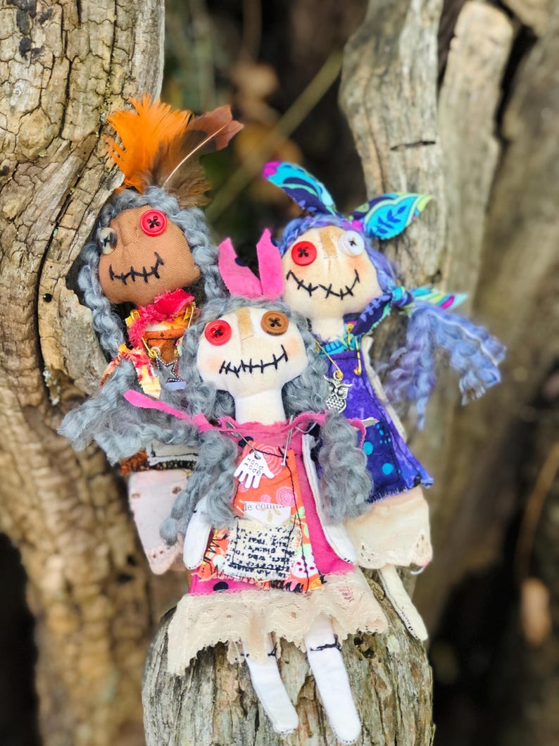 Grungy Grammy Doll Sewing Pattern: 6" Mini DIY Doll With Clothes (PDF ...