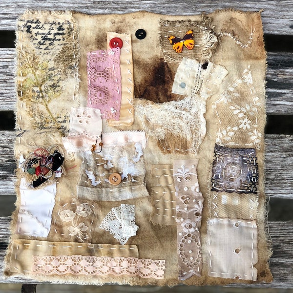 Primitive Stitching Fabric - Etsy