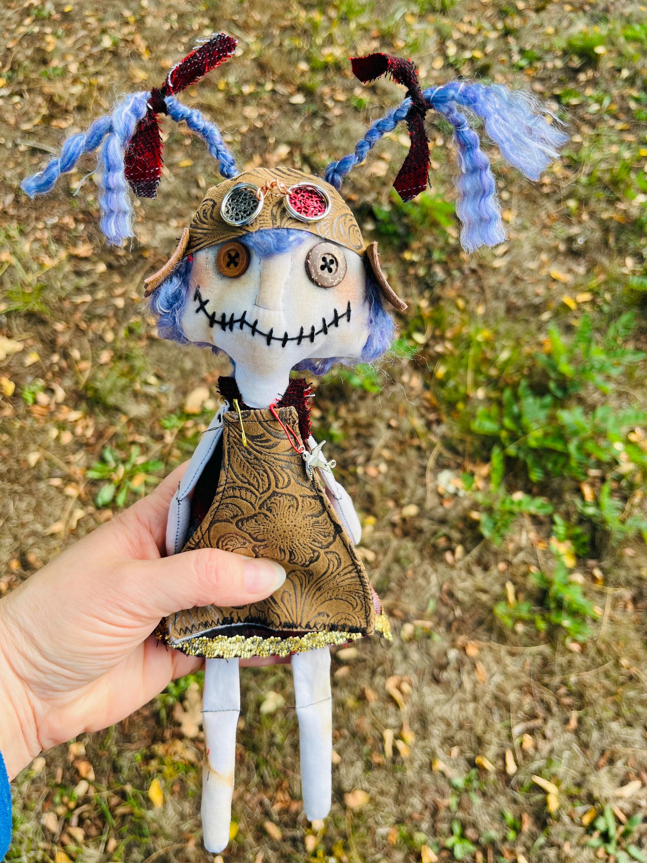 PIP Grungy Dolls,handmade,monster Dolls,hand Sewn Dolls,creepy Dolls ...