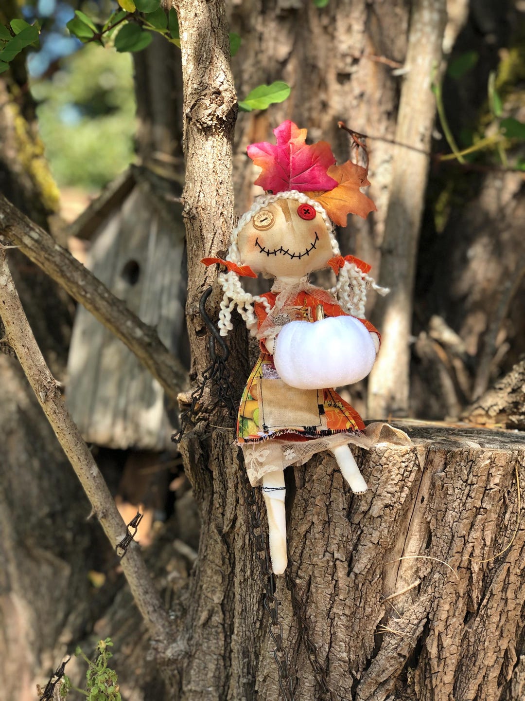 Izzy and Pumpkin Junky Grungy Grammy Dolls,handmade,monster Dolls,hand ...