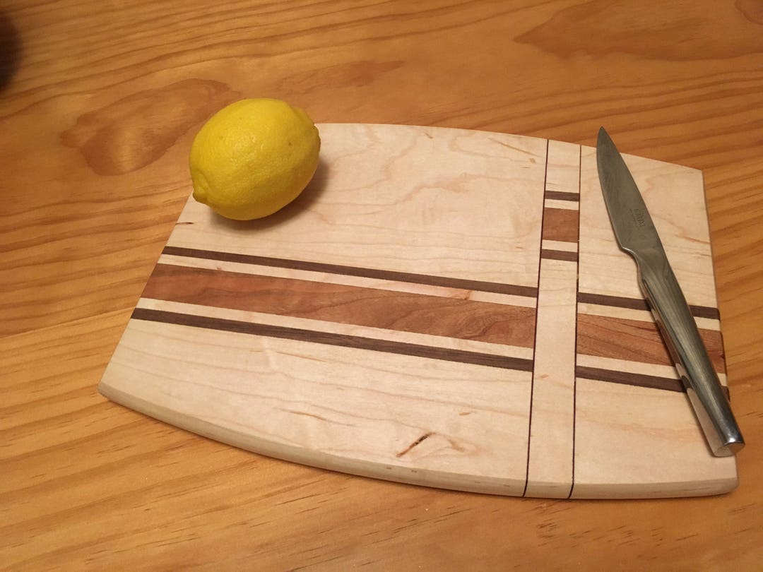 Hand Made Cheese Board, Maple, Cherry, Walnut - Etsy